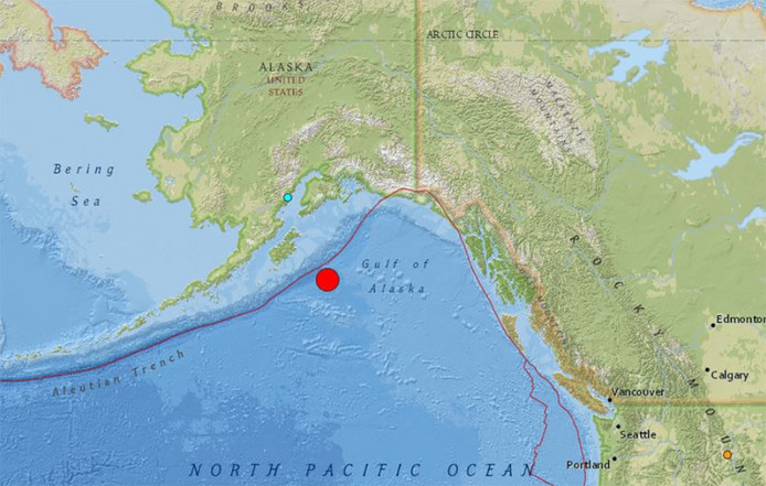 Tsunamiwaarschuwing voor Alaska na zware aardbeving | De Limburger