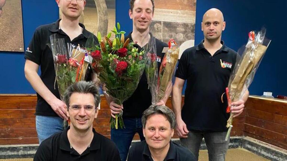 Receptie kampioenen BC Onder Ons in D’n Haammaeker | De Limburger