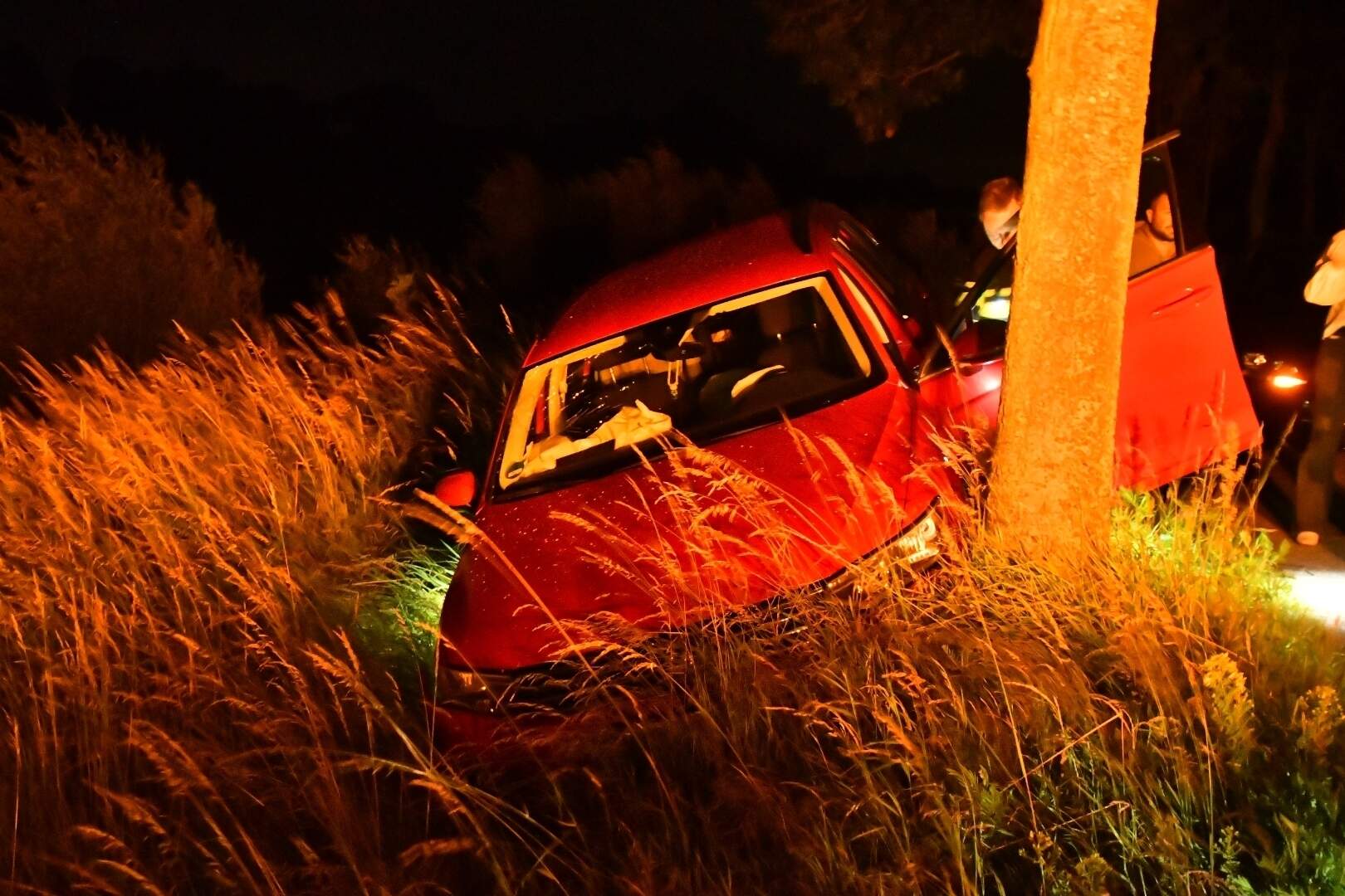 Bestuurder aangehouden na botsing tegen boom in Baarlo | De Limburger